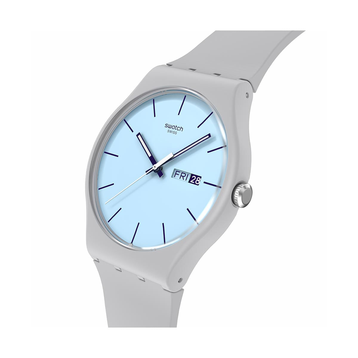 Reloj Swatch Blueberry Sky de silicona SO29M702 - Style Store