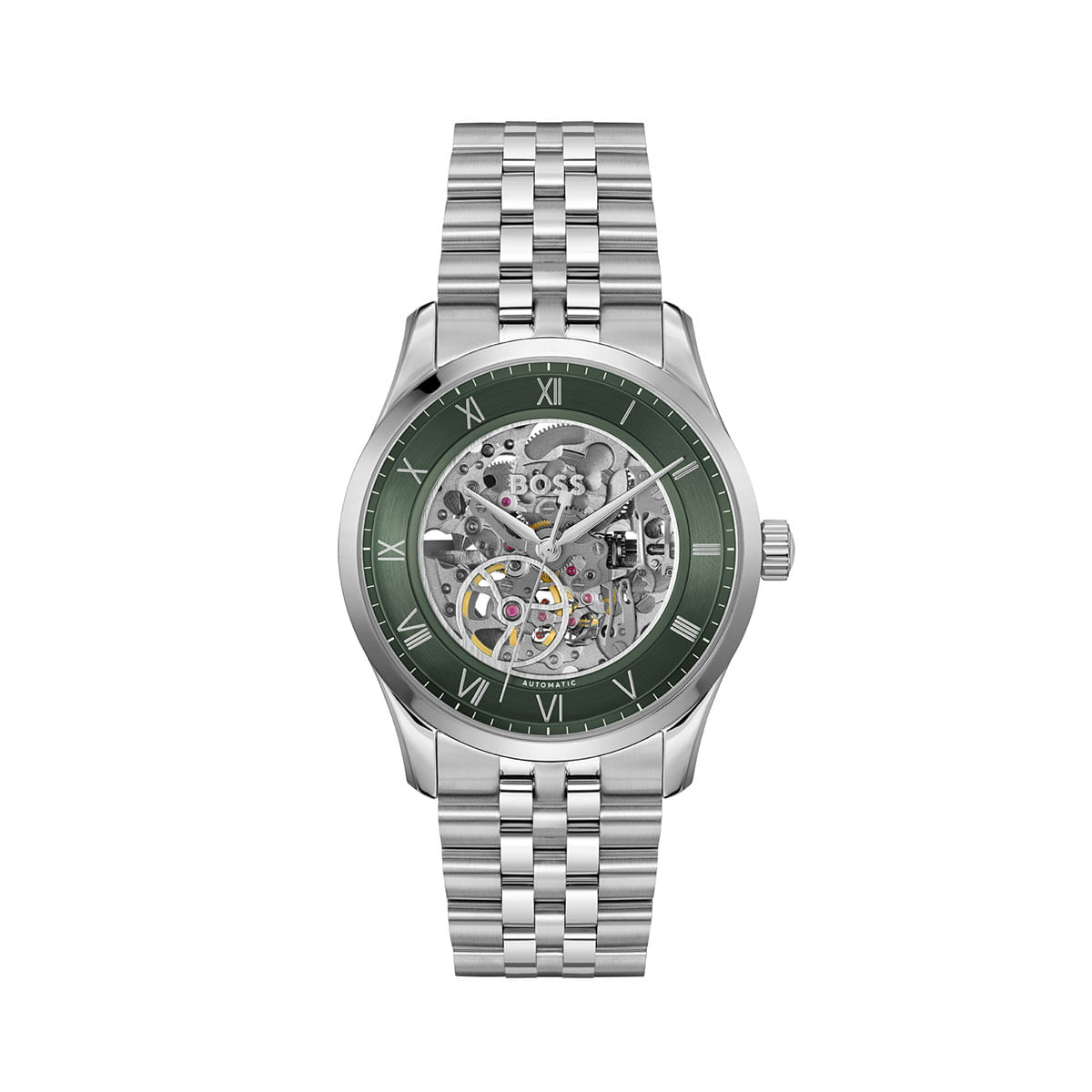 Reloj Boss Principle Skeleton 1514236 de Acero