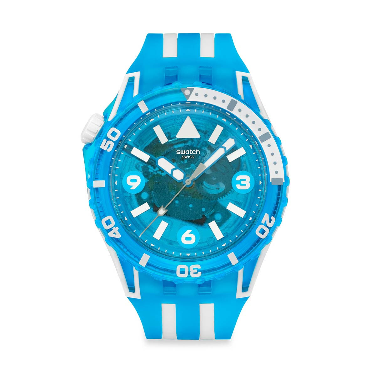 Reloj Swatch Blue Fire de Silicona - Style Store